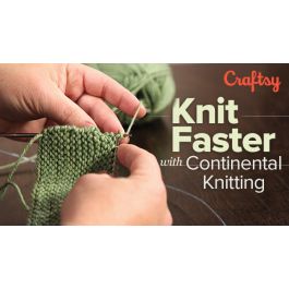 How to Knit Faster with Continental Knitting | The Great Courses Plus